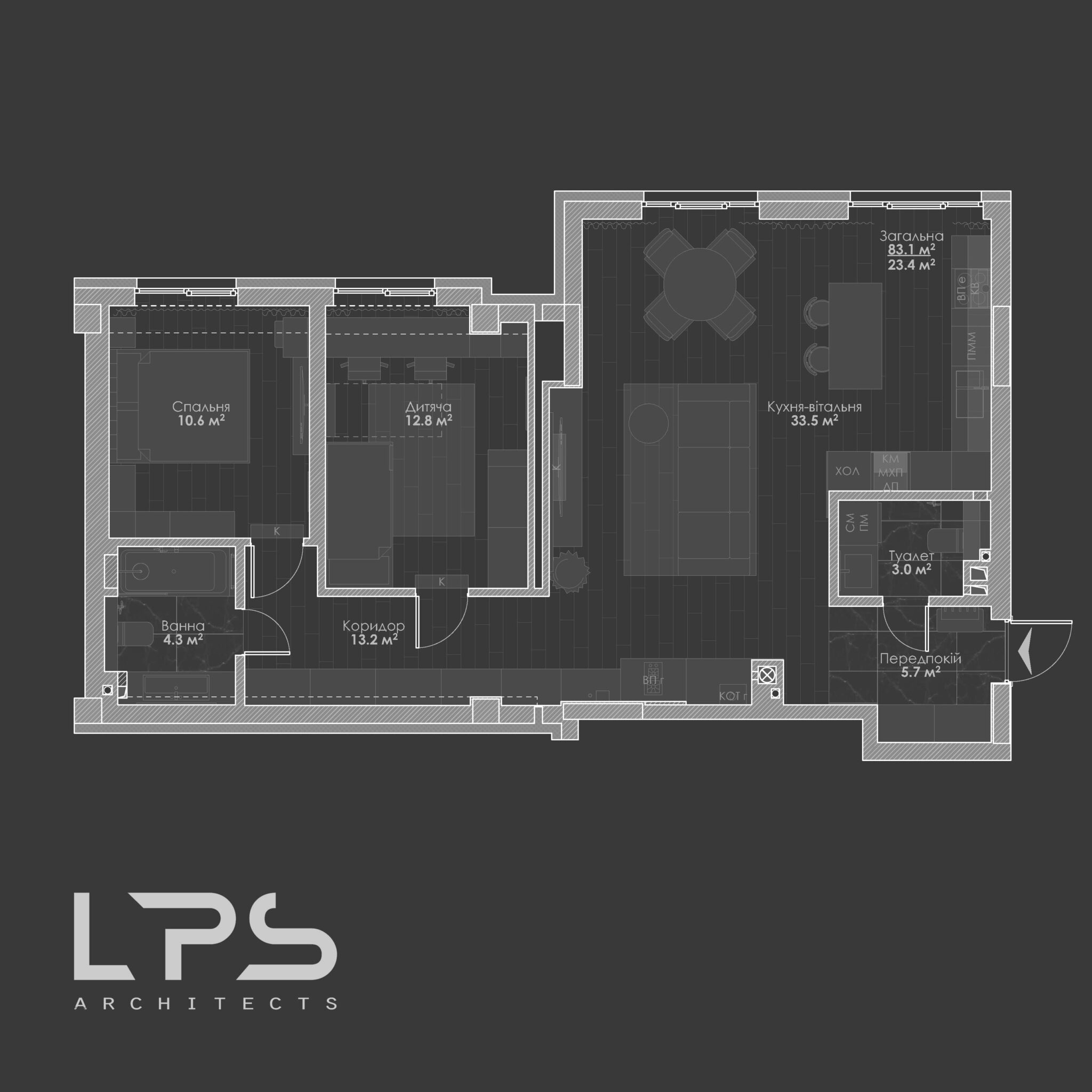 Квартира, 87 м², Пасічна 166 - LPS